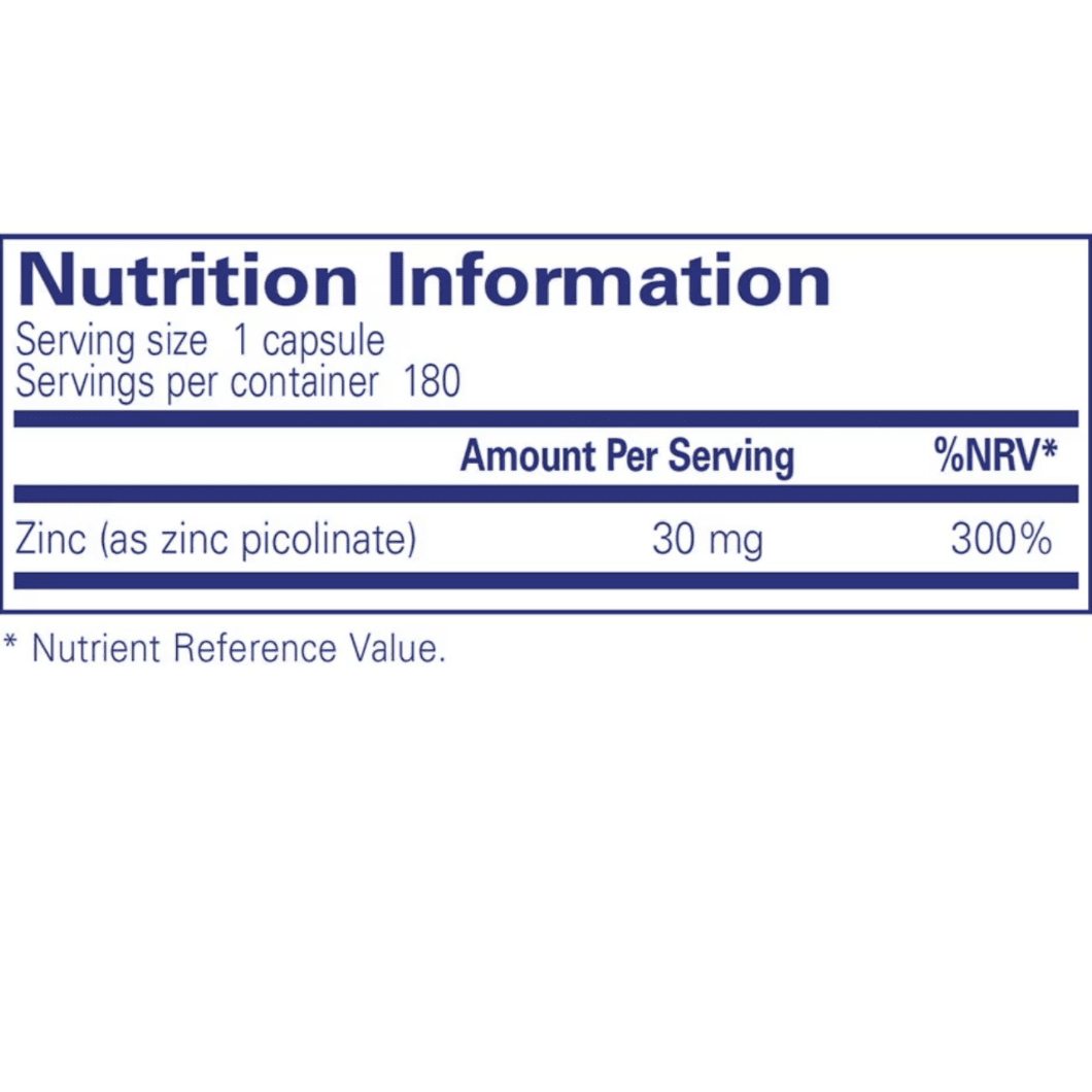Pure Encapsulations Zinc 30 - The Hormonist